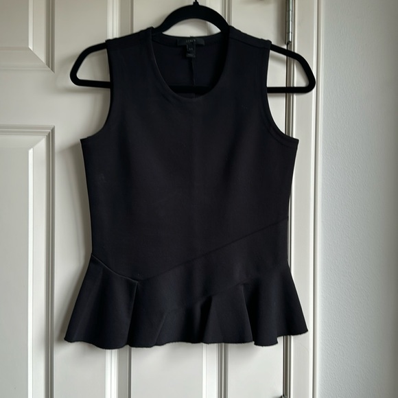 J. Crew | Tops | Jcrew Structural Peplum Top | Poshmark